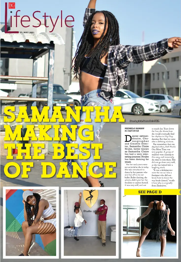 SAMANTHA MAKING THE BEST OF DANCE - PressReader