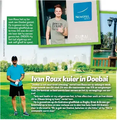 Ivan Roux kuier in Doebai - PressReader