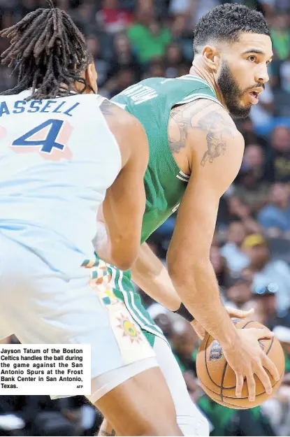 CELTICS, THUNDER ROLL ON - PressReader