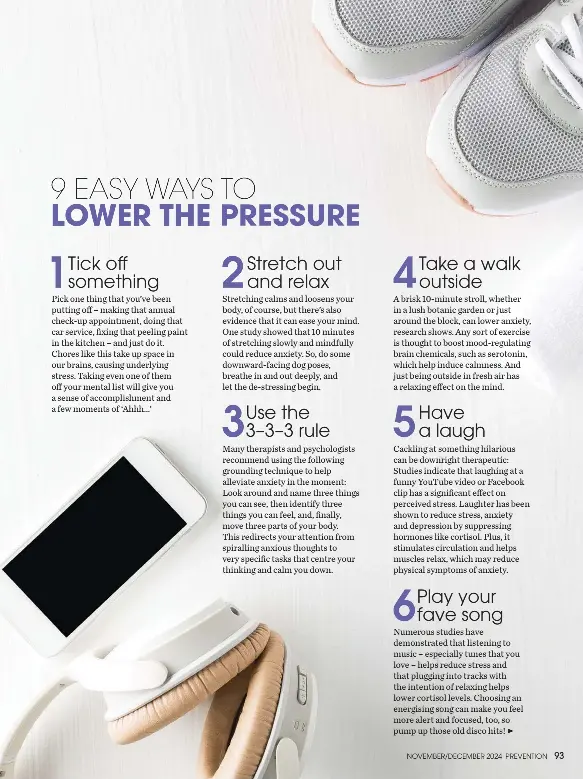 9 EASY WAYS TO LOWER THE PRESSURE - PressReader