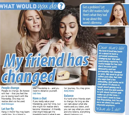 My friend has changed - PressReader