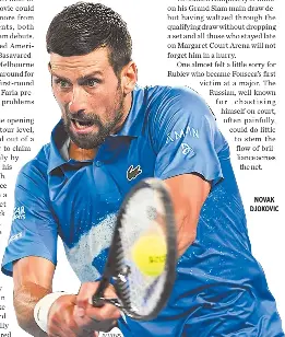 Djokovic flattens Jaime Faria in second round of Australian Open - PressReader