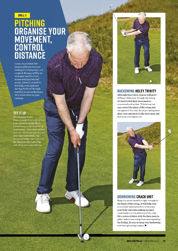 PITCHING ORGANISE YOUR MOVEMENT, CONTROL DISTANCE - PressReader