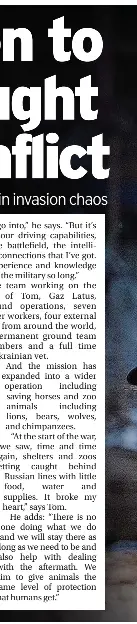 Veteran’s mission to save animals caught up in Ukraine conflict - PressReader