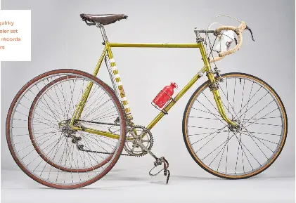 DAVID DUFFIELD’S HIGGINS TRIKE - PressReader