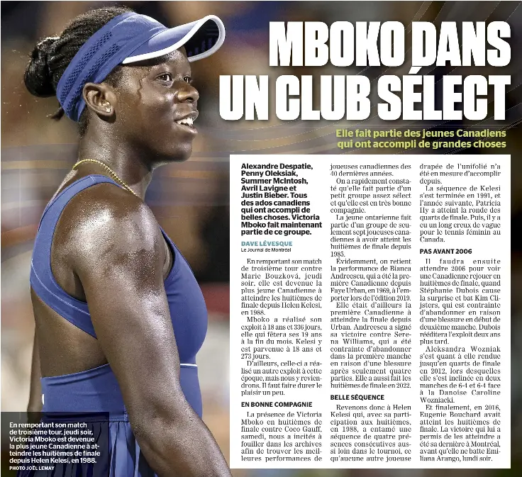MBOKO DANS UN CLUB SÉLECT - PressReader
