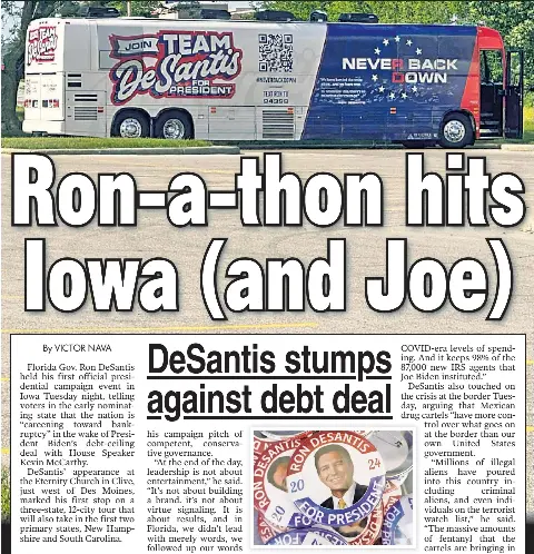 Ron-a-thon hits Iowa (and Joe) - PressReader