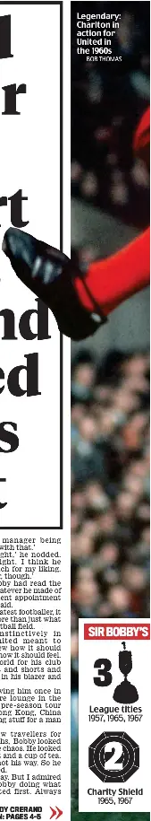 He travelled the world for his club in football shirt and shorts, then blazer and red tie ...
