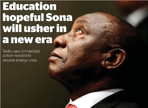 Education hopeful Sona will usher in a new era - PressReader