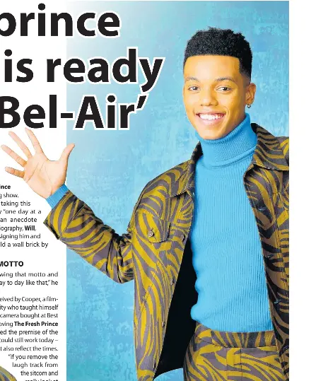 New fresh prince Jabari Banks is ready to conquer ‘Bel-Air’ - PressReader