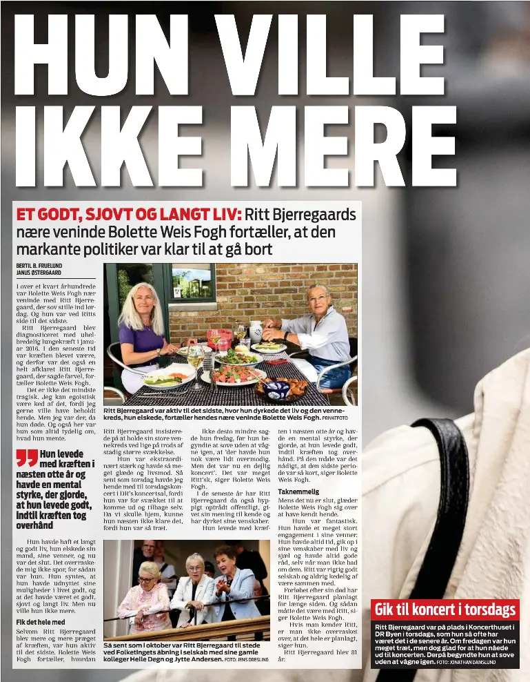 HUN VILLE IKKE MERE - PressReader