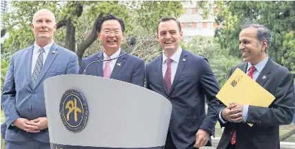 Beijing slams US delegation visit to Taiwan - PressReader