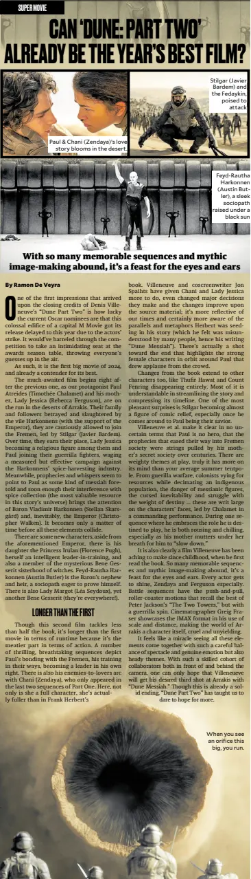 CAN ‘DUNE: PART TWO’ ALREADY BE THE YEAR’S BEST FILM? - PressReader