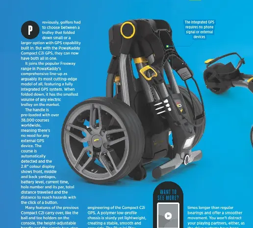 IN DETAIL POWAKADDY COMPACT C2i GPS ELECTRIC TROLLEY - PressReader
