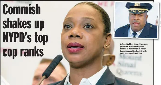 Commish shakes up NYPD’s top cop ranks - PressReader