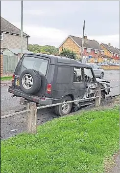 Arson attack sees car go up in flames - PressReader