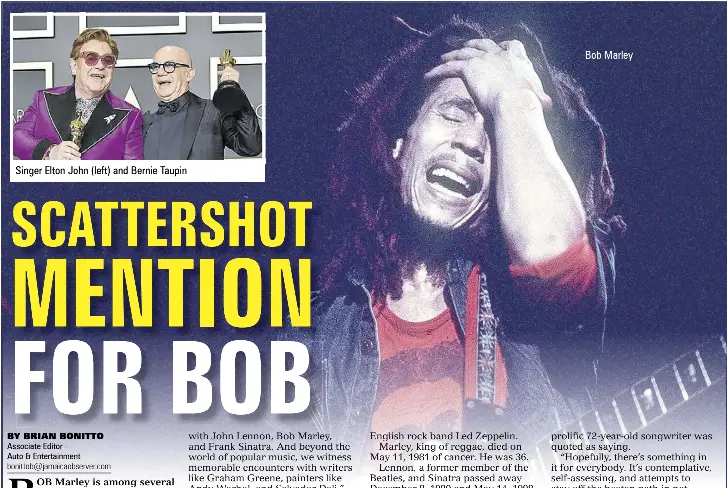 SCATTERSHO­T MENTION FOR BOB - PressReader