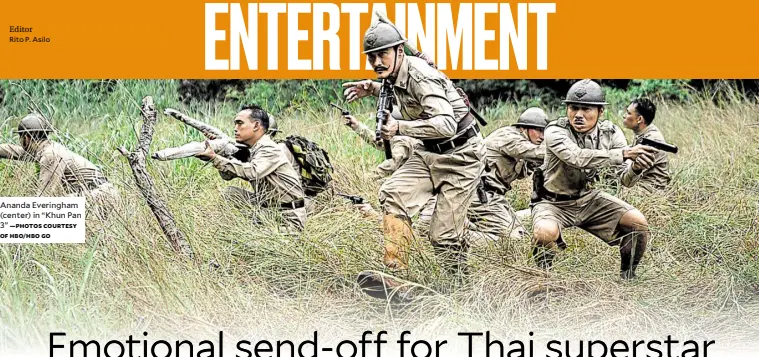 Emotional send-off for Thai superstar Ananda Everingham’s legendary character - PressReader