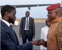 Le Sénégal salue la volonté de renforcer ‘‘l’axe Dakar-Ouaga’’ - PressReader