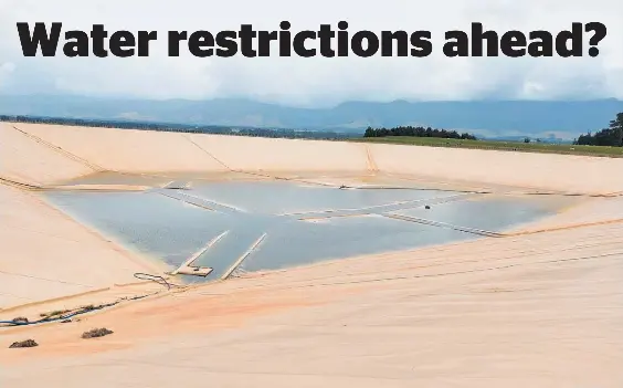 Spectre of water restrictio­ns in Dannevirke continues - PressReader