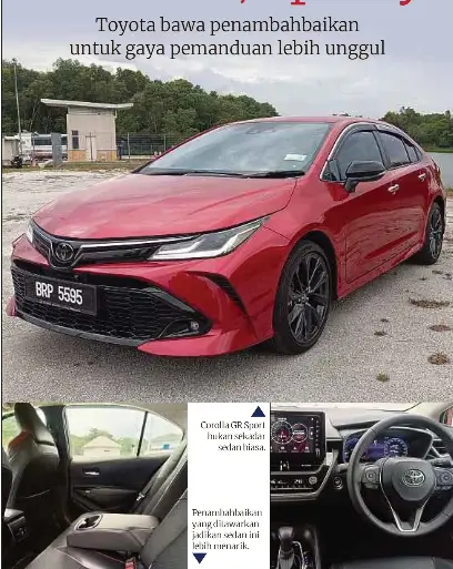 Corolla GR Sport dinamik, sporty - PressReader