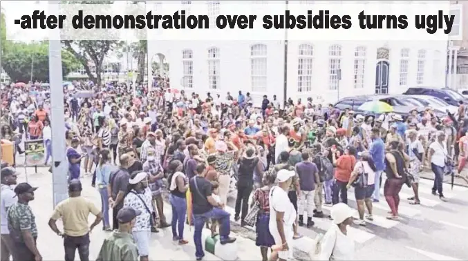 Protesters invade Suriname Parliament - PressReader