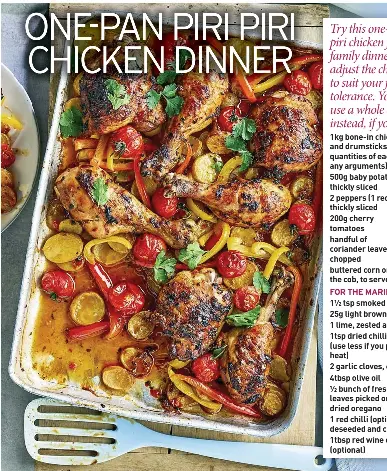 ONE-PAN PIRI PIRI CHICKEN DINNER - PressReader