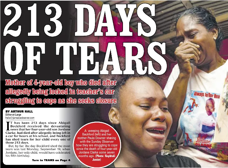 213 DAYS OF TEARS - PressReader
