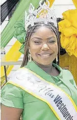 Westmorela­nd Festival Queen aiming to empower youth - PressReader