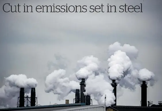 Cut in emissions set in steel - PressReader