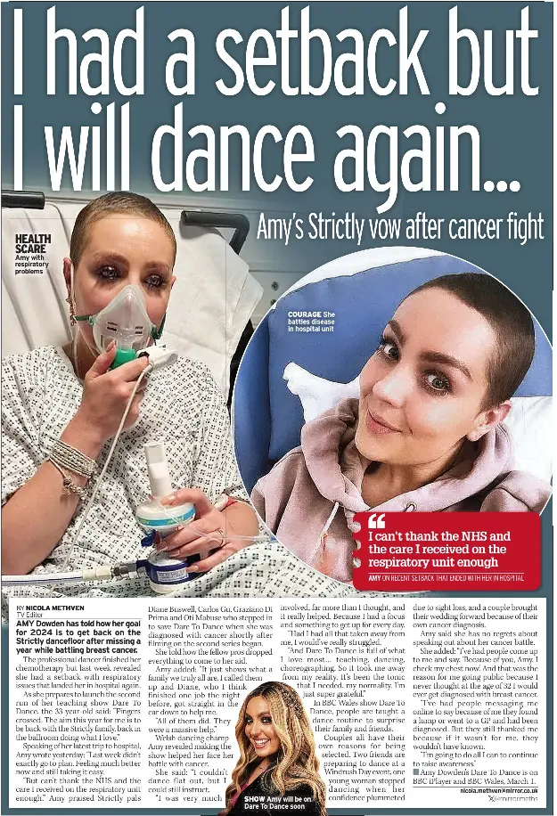 I had a setback but I will dance again... - PressReader