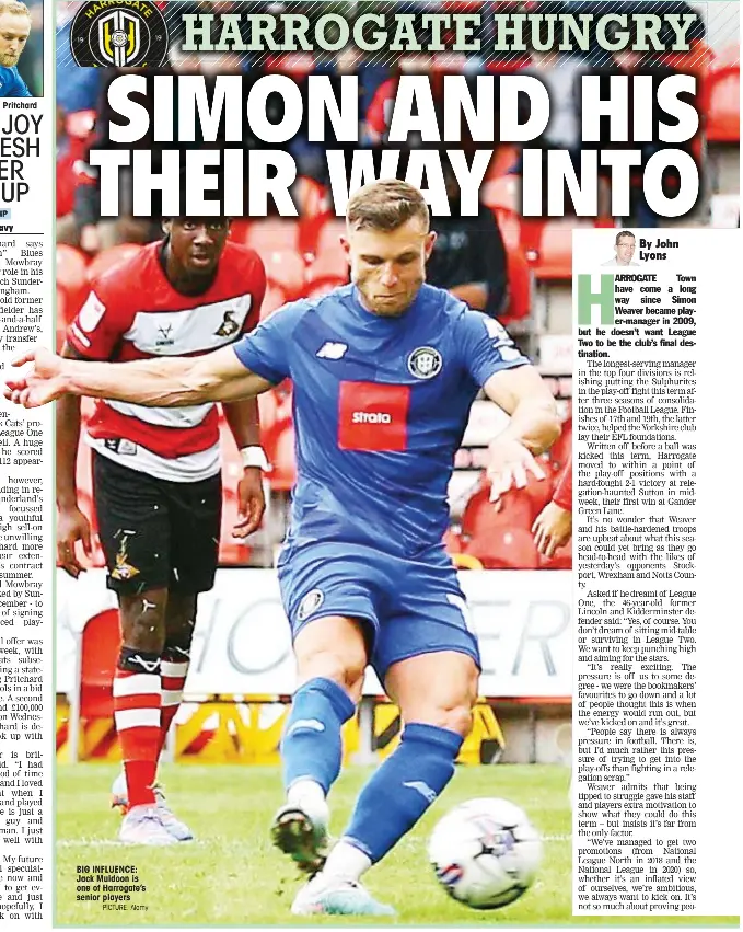 SIMON AND HIS TROOPS WEAVE THEIR WAY INTO PLAY-OFF BATTLE - PressReader