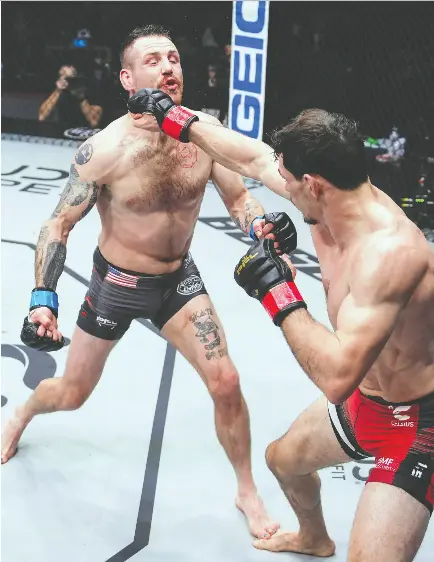 CANADA’S AUBIN-MERCIER WINS PFL LIGHTWEIGH­T TITLE - PressReader