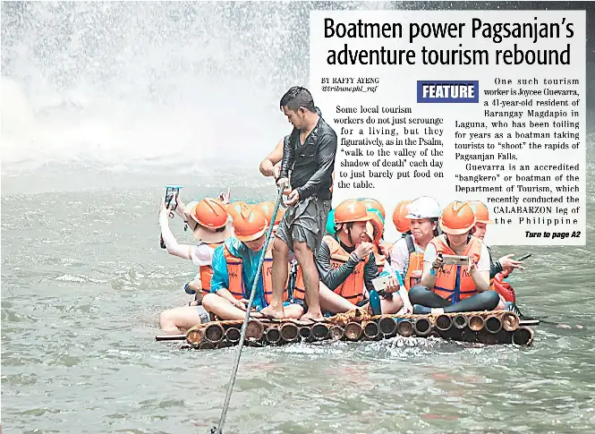 Boatmen power Pagsanjan’s adventure tourism rebound - PressReader