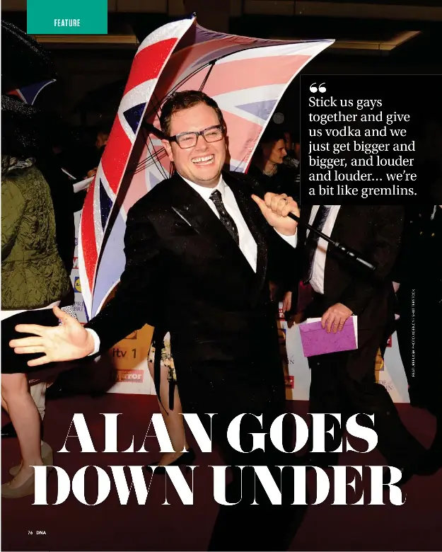 ALAN CARR GOES DOWN UNDER - PressReader