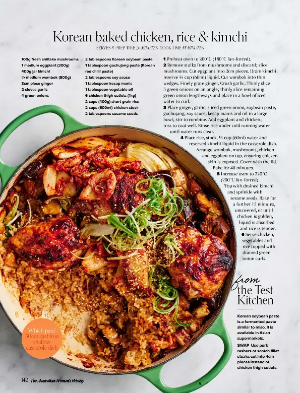 Korean baked chicken, rice & kimchi - PressReader
