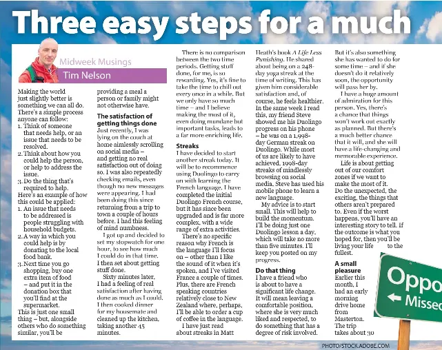 Three easy steps for a much better world - PressReader