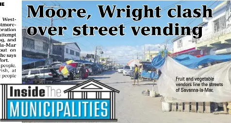 Moore, Wright clash over street vending - PressReader