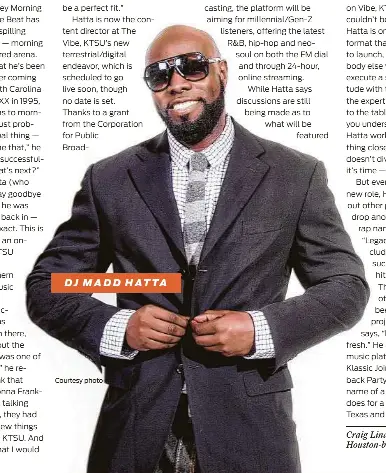 DJ Madd Hatta finds new purpose at KTSU. - PressReader