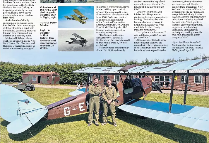 Eye in the sky: Veteran crew to recreate daring pioneer’s aerial photo ...