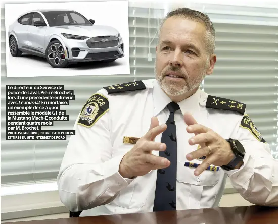 Le chef de police de Laval justifie la Mustang Mach-E GT - PressReader