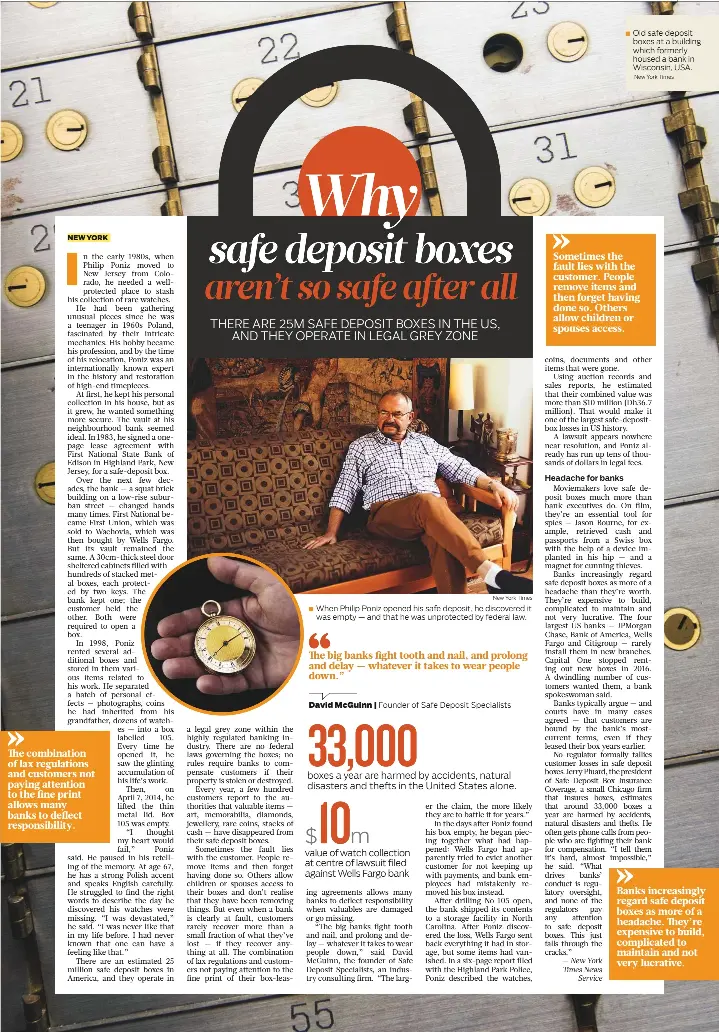 Why safe deposit boxes aren’t so safe after all - PressReader