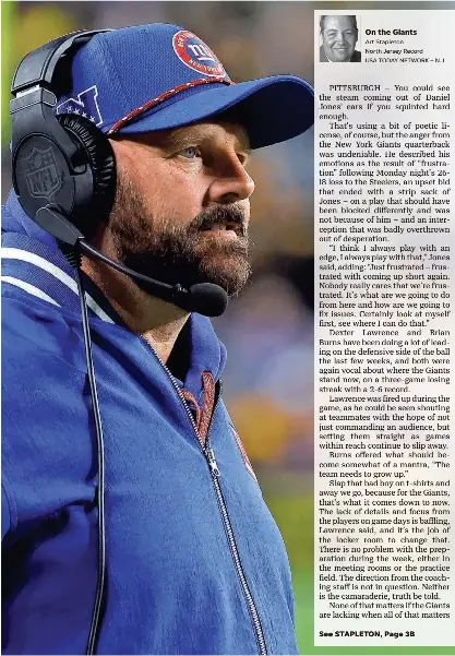 Giants left angry after another loss - PressReader