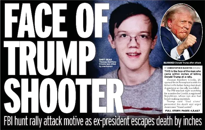 FACE OF TRUMP SHOOTER - PressReader