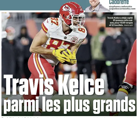 Travis Kelce parmi les plus grands - PressReader