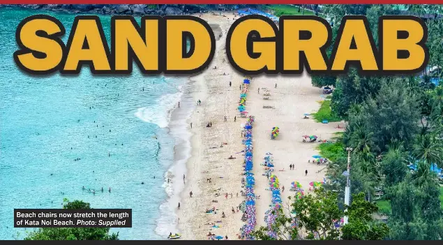 OFFICIALS STUMPED OVER ILLEGAL BEACH CHAIR SPRAWL - PressReader