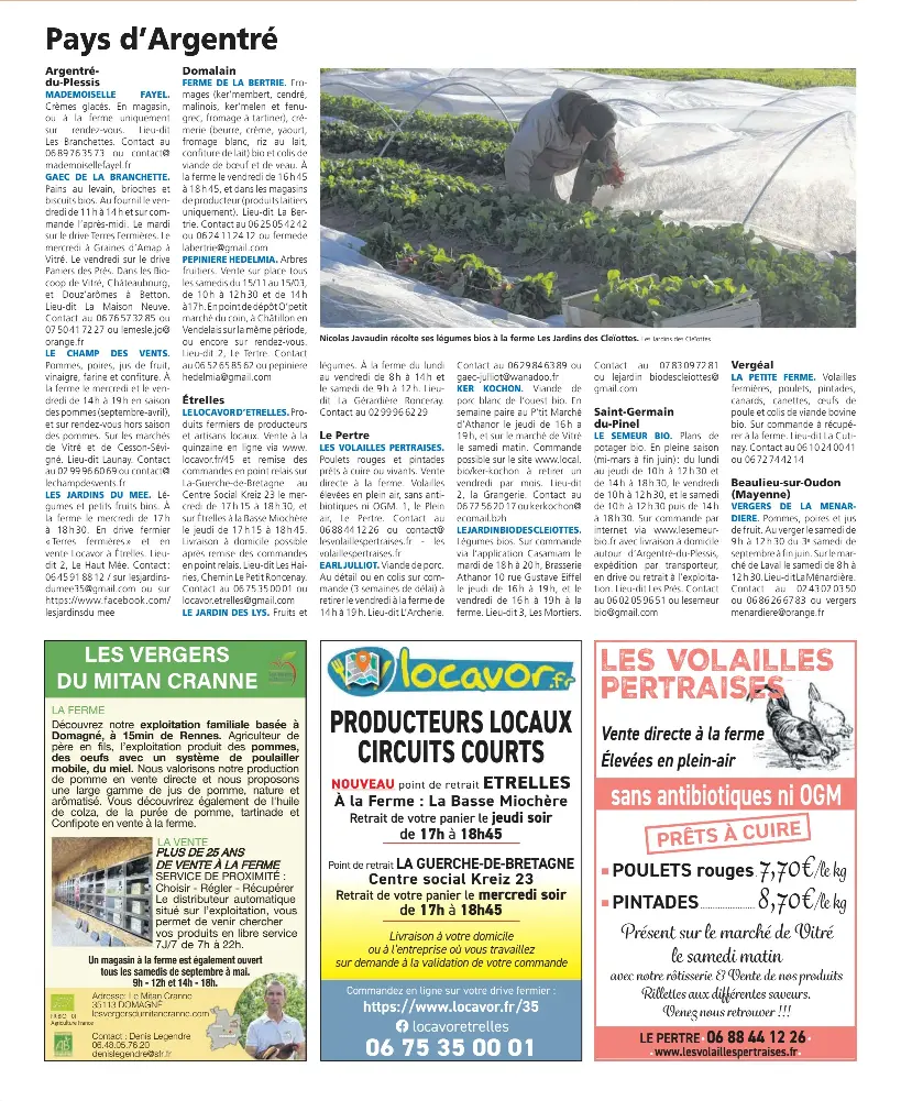 Pays d’Argentré | Le Journal de Vitre | PressReade­r