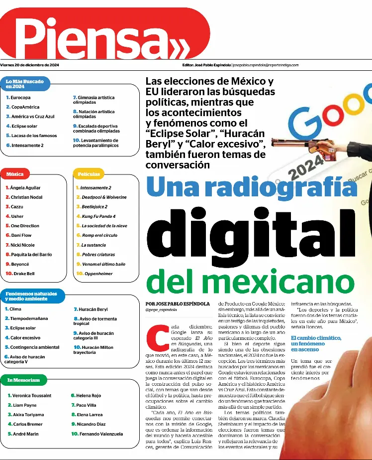 Una radiografí­a digital del mexicano - PressReader