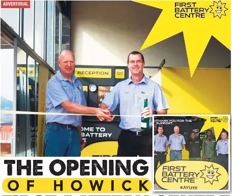 OF HOWICK FIRST BATTERY CENTRE - PressReader