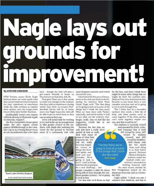 Nagle lays out grounds for improvemen­t! - PressReader